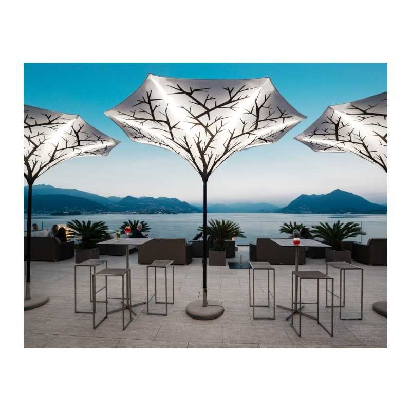Inverted parasol in stretched fabric - PLANT