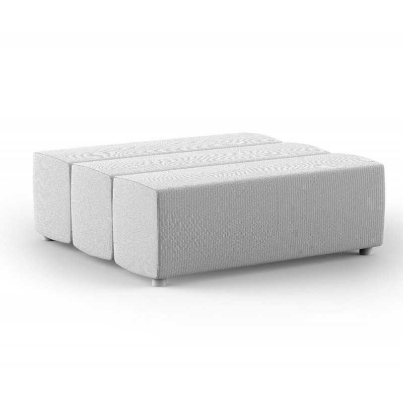 Outdoor square seat in fabric collection TABLET POUF M from VONDOM