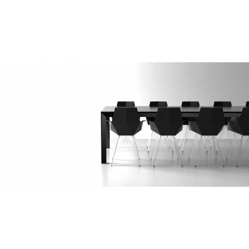 FRAME Table, the Rectangular Aluminum Dining Table from Vondom