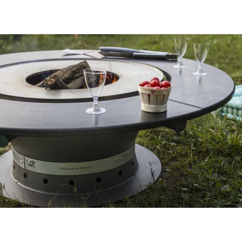 Table Plancha Extérieur Basse Fusion Low Gaz Pour 8 Personnes