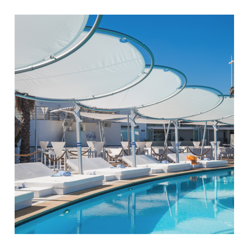 Round Flat Design Parasol - ELIPSUM UMBROSA