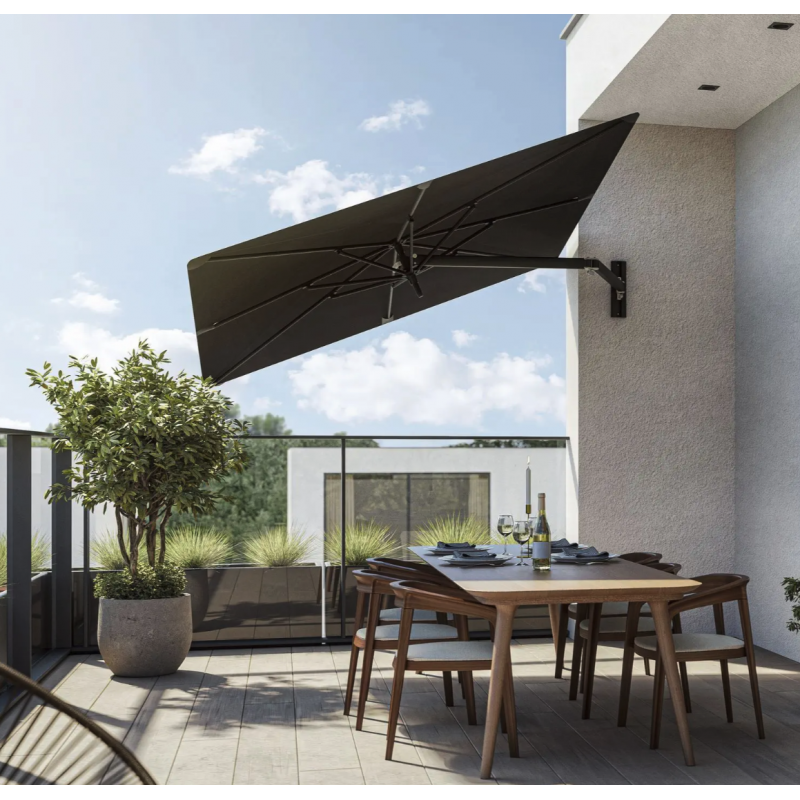 Square Wall Parasol 190 x 190 - PARAFLEX Umbrosa