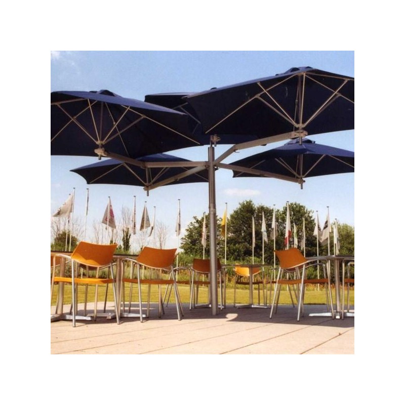 Parasol XXL Résistant Au Vent Fort Haut de Gamme PARAFLEX MULTI 460 x 460