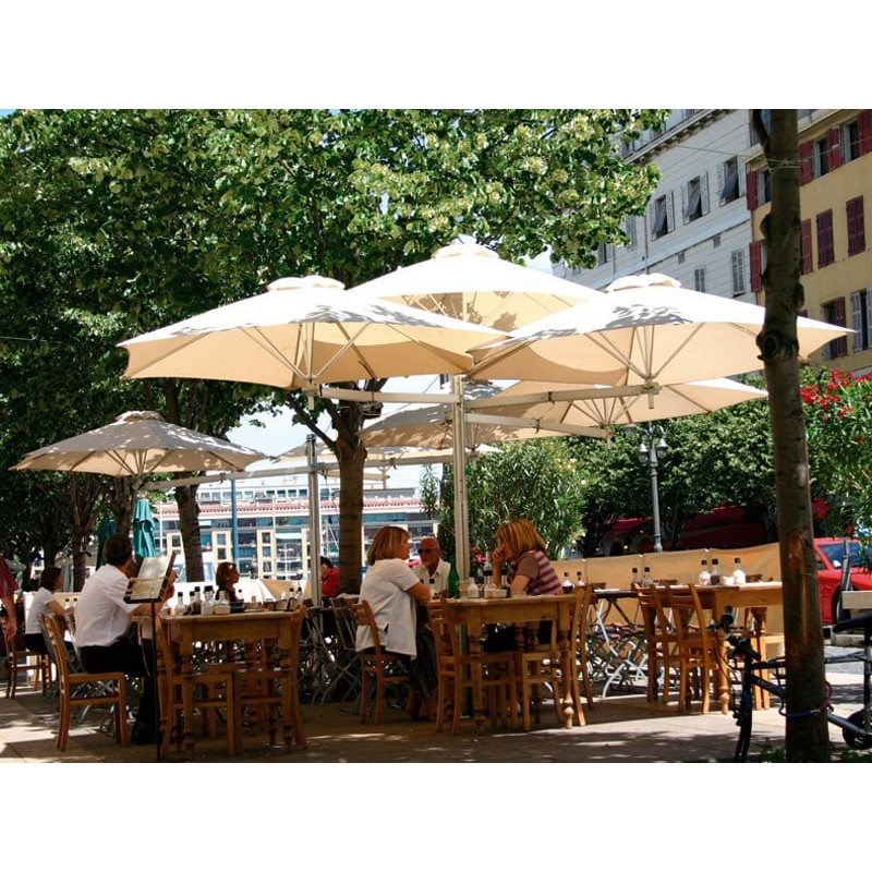 Parasol XXL Résistant Au Vent Fort Haut de Gamme PARAFLEX MULTI 460 x 460