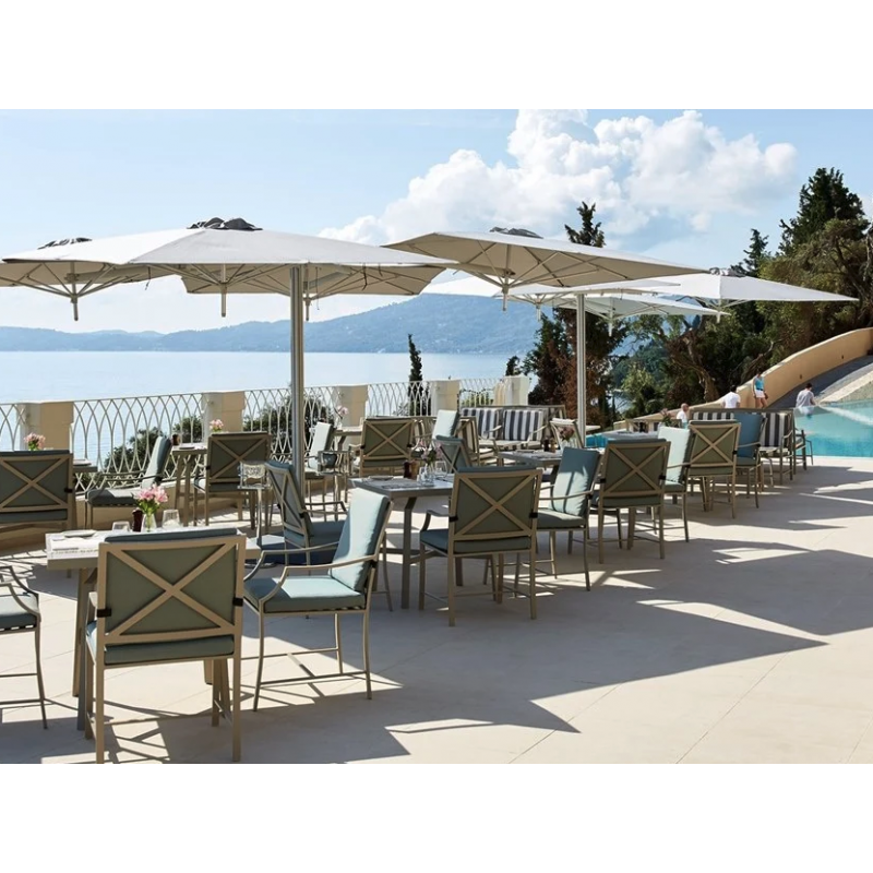 Parasol XXL Résistant Au Vent Fort Haut de Gamme PARAFLEX MULTI 460 x 460