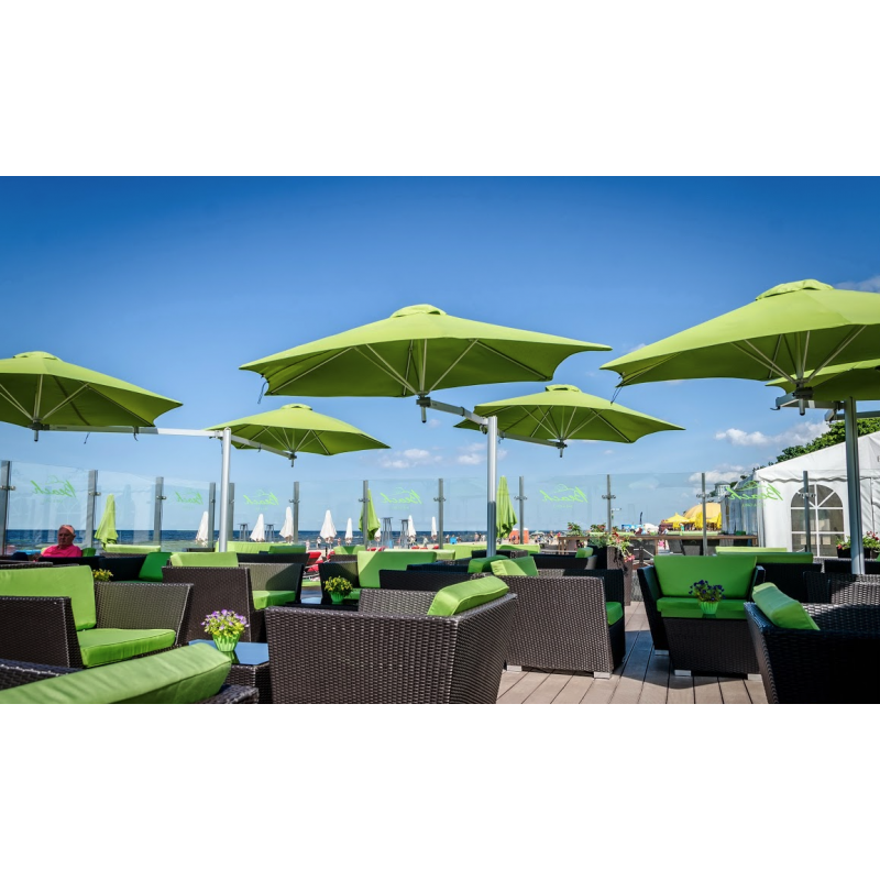 Hexagonal Double Canopy Parasol PARAFLEX DUO 540