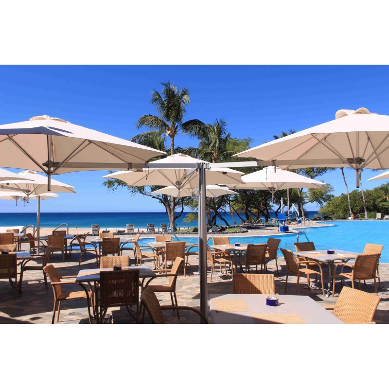 Parasol Double Toiles Hexagonal PARAFLEX DUO 600