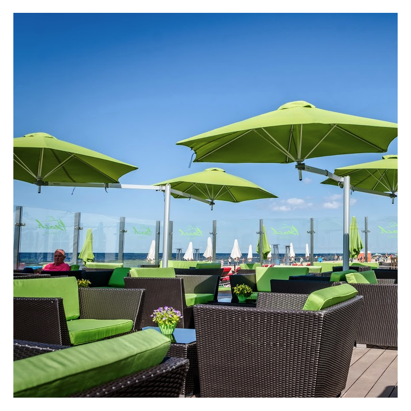 Parasol Double Toiles Hexagonal PARAFLEX DUO 600