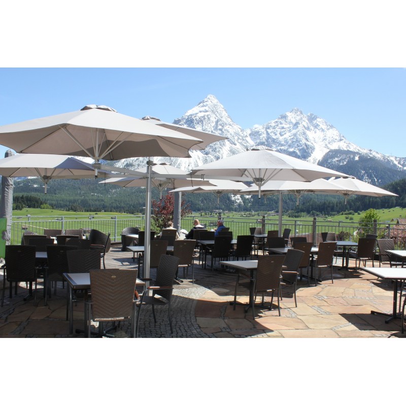 XXL Parasol With Four Hexagonal Canopies PARAFLEX MULTI 540 x 540