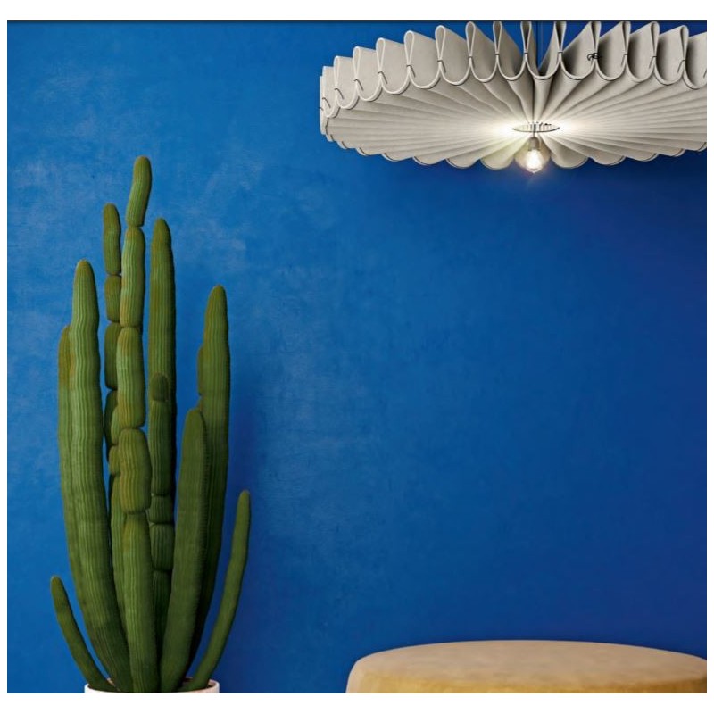 Round Suspended Acoustic Luminaire - ACOUSTIQUE PLEAT Ripple