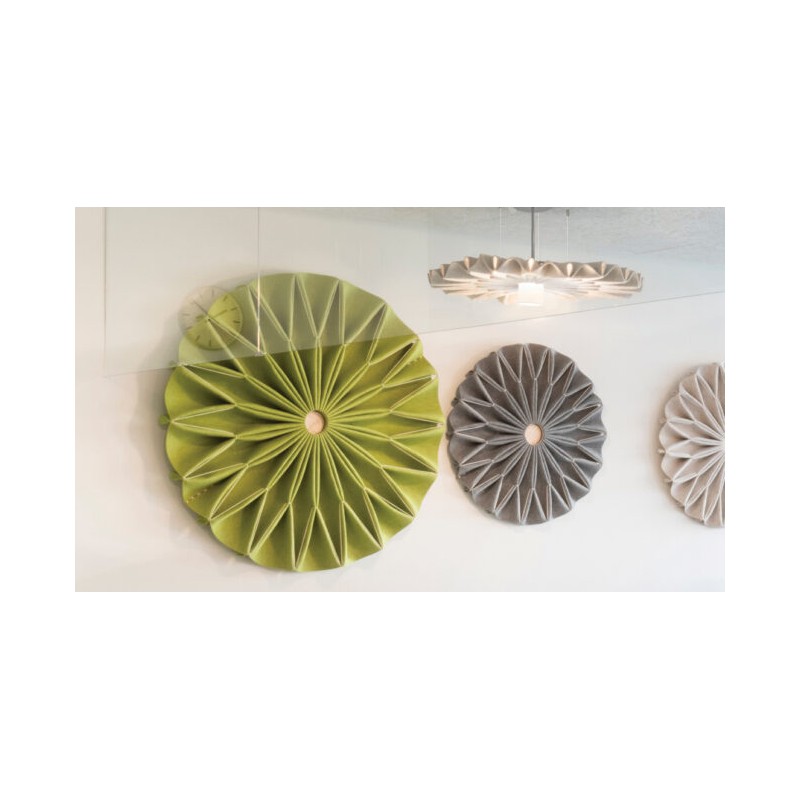 Round Acoustic Pendant Light - ACOUSTIC PLEAT Edel