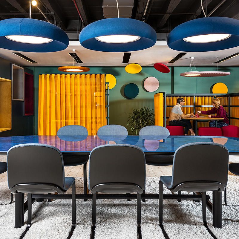 Acoustic Lighting Office Design - ACOUSTIC DOME