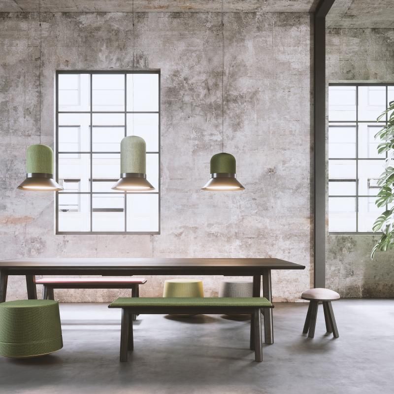 Customizable noise reduction lighting - ACOUSTIC HAT