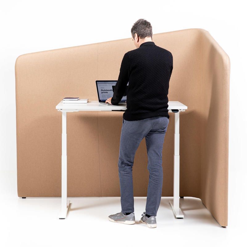 Elegant Acoustic Office Partition for Open Space - ACOUSTIC SHIELD HOOK