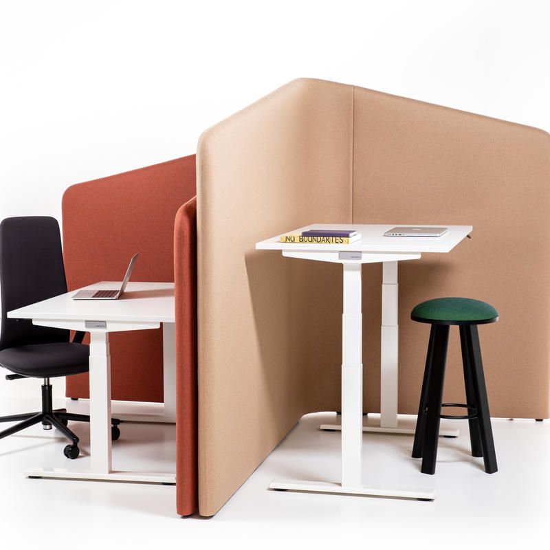 Elegant Acoustic Office Partition for Open Space - ACOUSTIC SHIELD HOOK