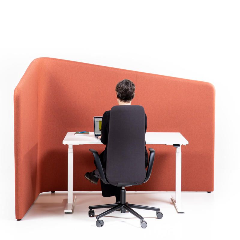 Elegant Acoustic Office Partition for Open Space - ACOUSTIC SHIELD HOOK