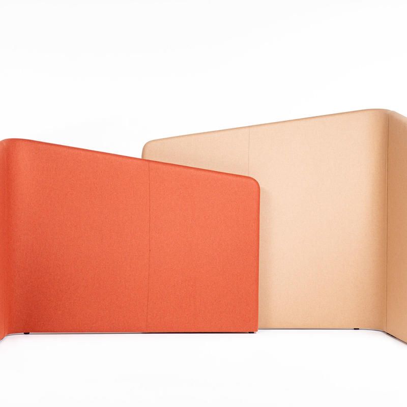 Elegant Acoustic Office Partition for Open Space - ACOUSTIC SHIELD HOOK