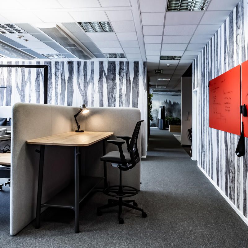 Elegant Acoustic Office Partition for Open Space - ACOUSTIC SHIELD HOOK