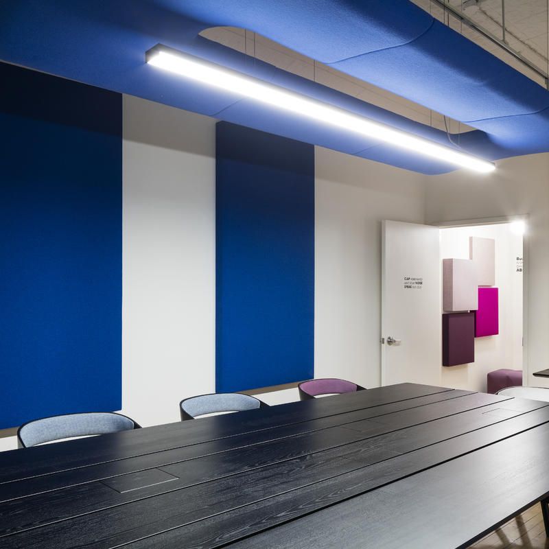 Suspended Noise Control Luminaire Open-space - ACOUSTICS ZEPP