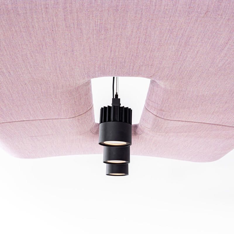 Suspended Noise Control Luminaire Open-space - ACOUSTICS ZEPP