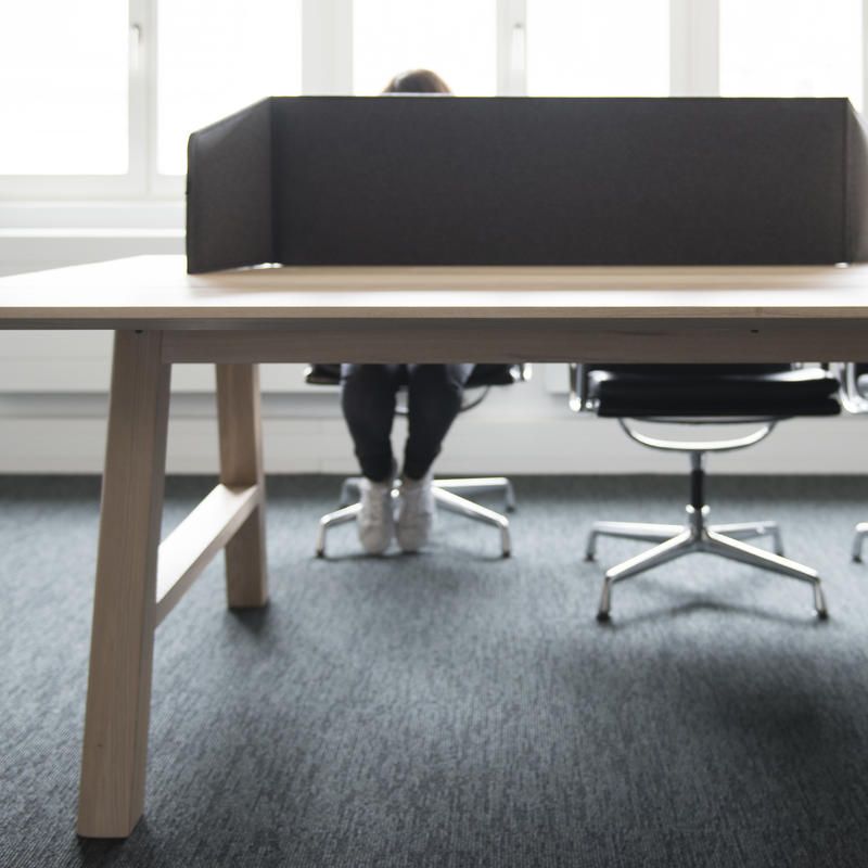 Foldable Acoustic Office Partition - ACOUSTIC DESK FLIPFLOP