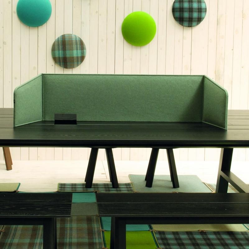 Foldable Acoustic Office Partition - ACOUSTIC DESK FLIPFLOP