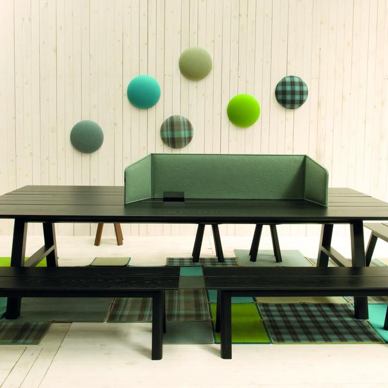 Foldable Acoustic Office Partition - ACOUSTIC DESK FLIPFLOP