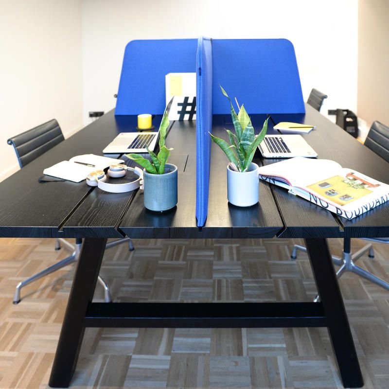 Cloison Acoustique Bureau Partagé - ACOUSTIQUE DESK CROSS