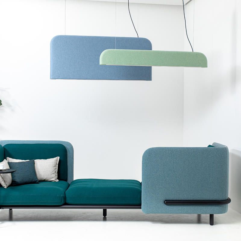 Decorative Acoustic Pendant Light Open-space - ACOUSTIC SHIELD LIGHT