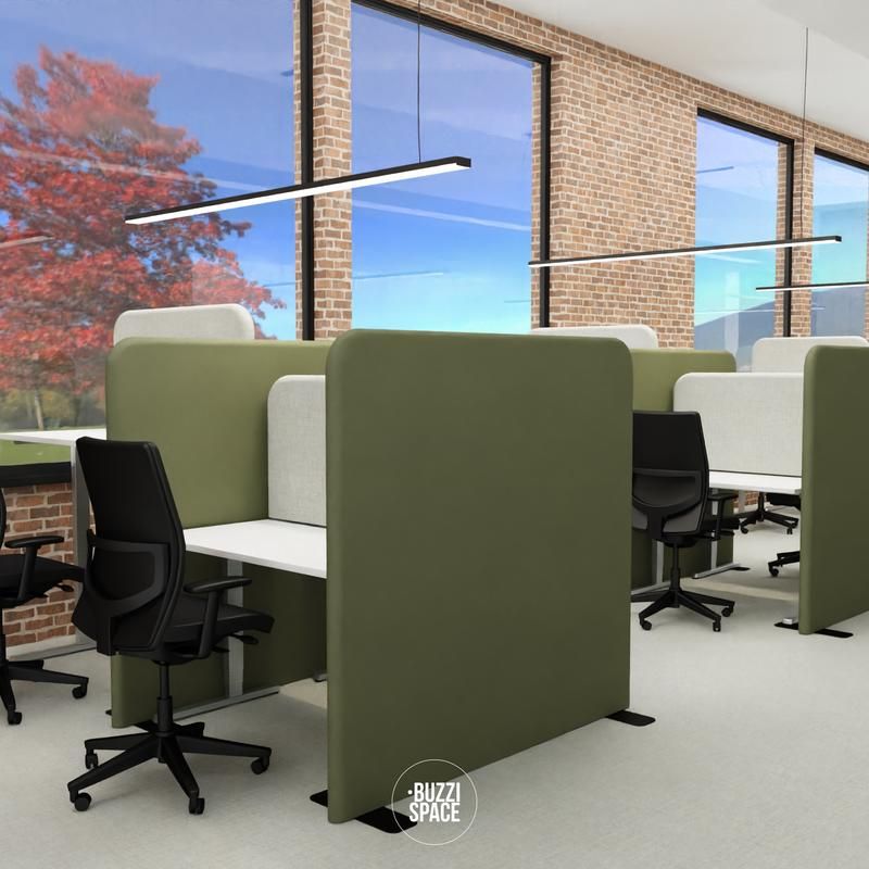 Acoustic Office Partition - ACOUSTIC SHIELD DESK