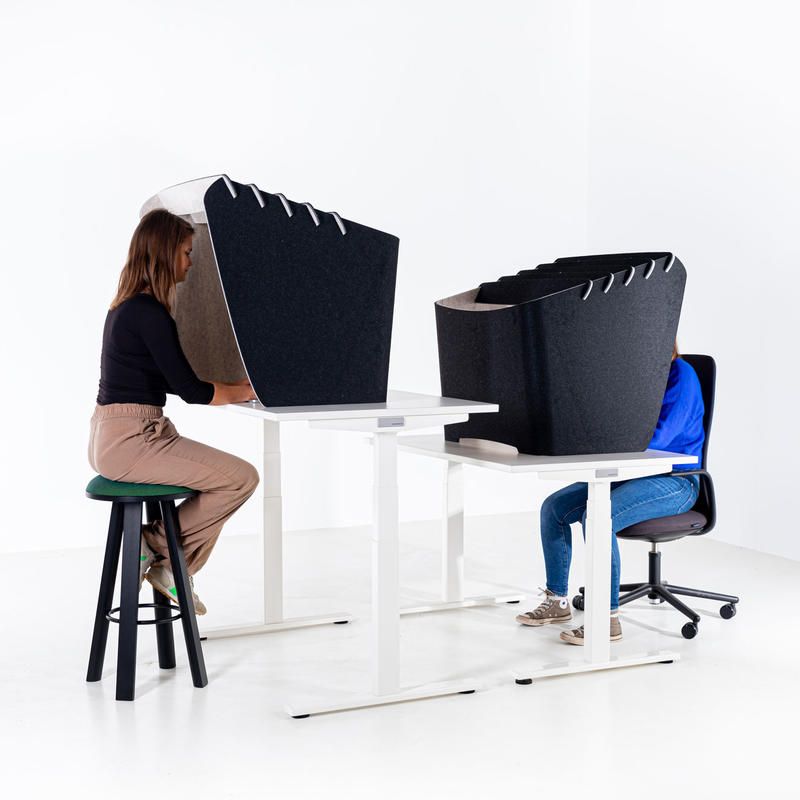 Workstation Acoustic Partition - ACOUSTIC TRIPL COCKPIT