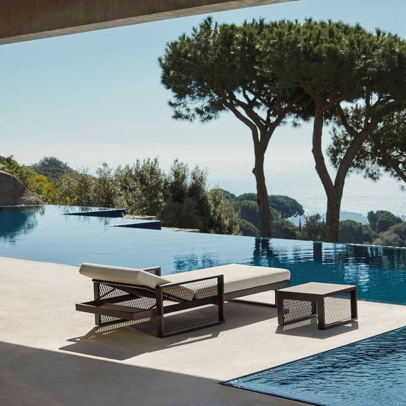 Design outdoor lounge chair - THE FACTORY SUN LOUNGER