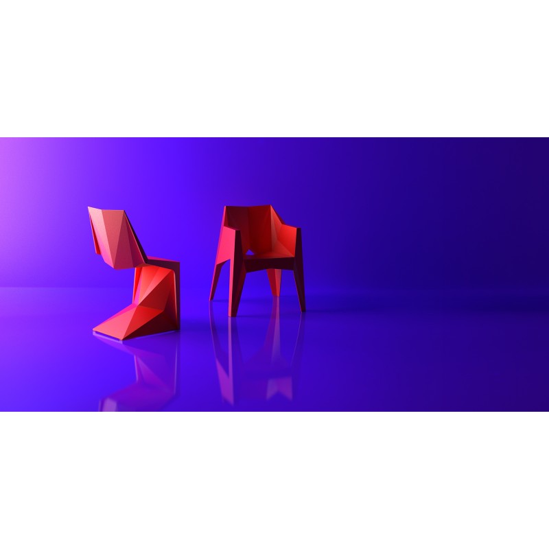 Geometric chair - VOXEL CHAIR