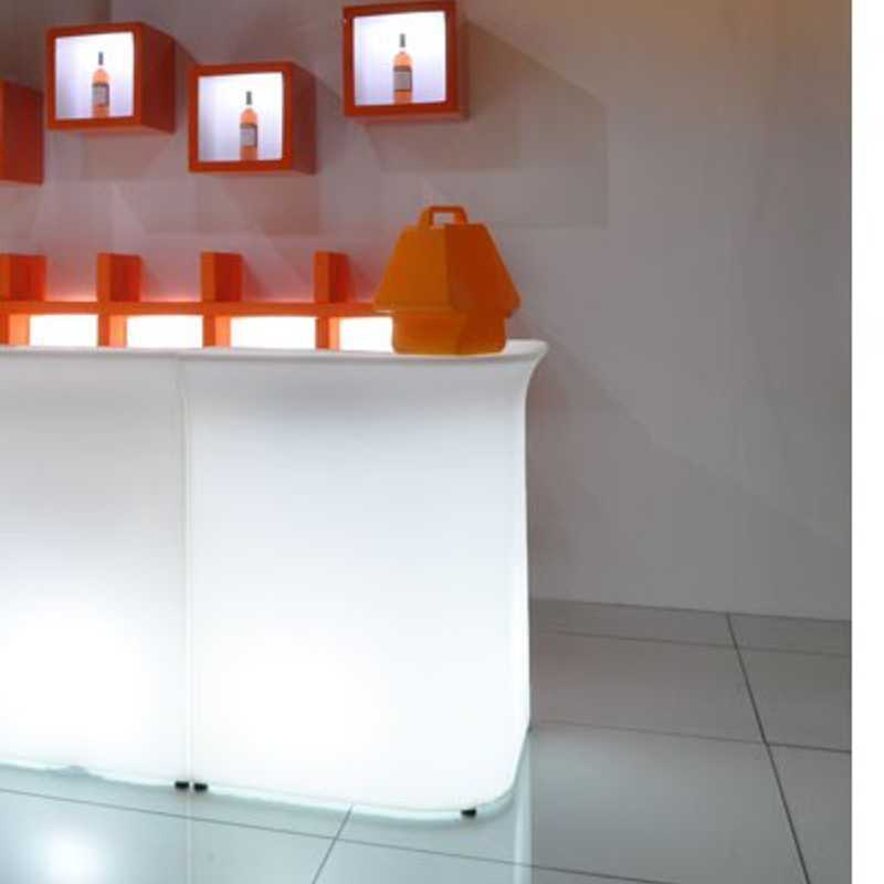 Lighted Break Corner Bar Slide Design