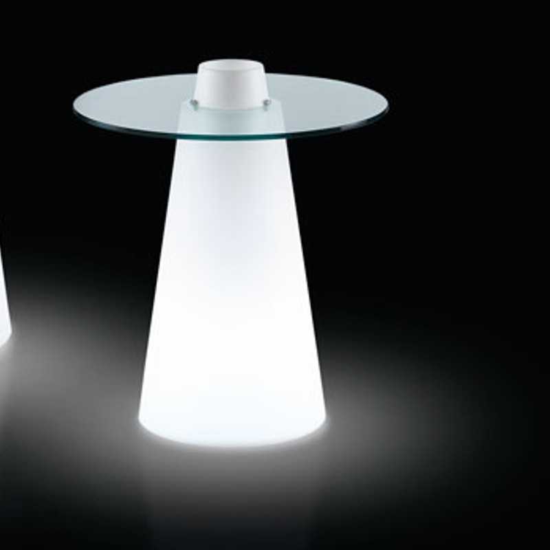 Lighted Bar Table 80 cm Peak Slide Design