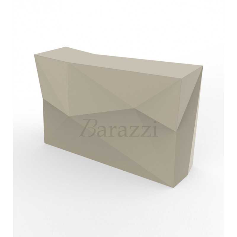 Faz Double Bar - Modular Lacquered Counter by Vondom