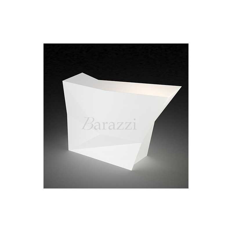 Faz Side LED White Bar - Lighting Asymmetric Counter by Vondom