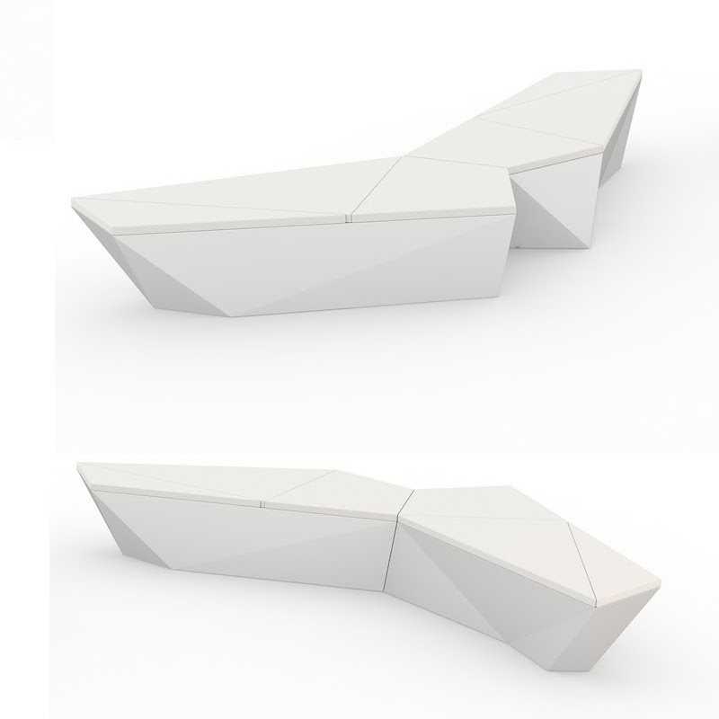 Banc Lumineux à Led Faz Vondom