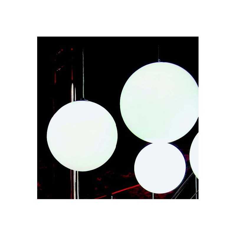 GLOBO 70 Large Luminous Moon Hanging Lamp 70cm Lacquered Finish