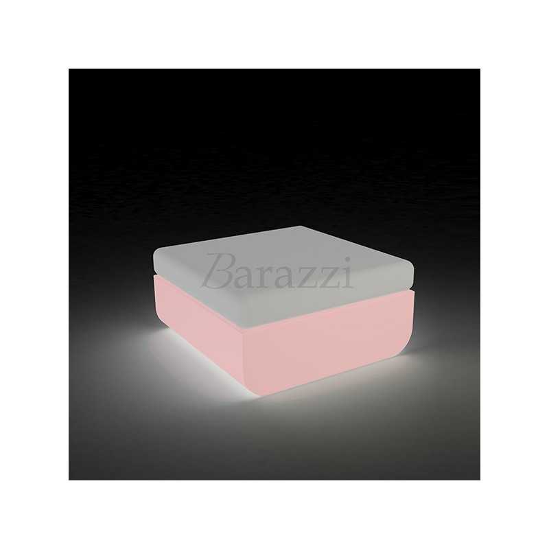 ULM Pouf RGB Outdoor Furniture with Multicolor Led Light and Cushion