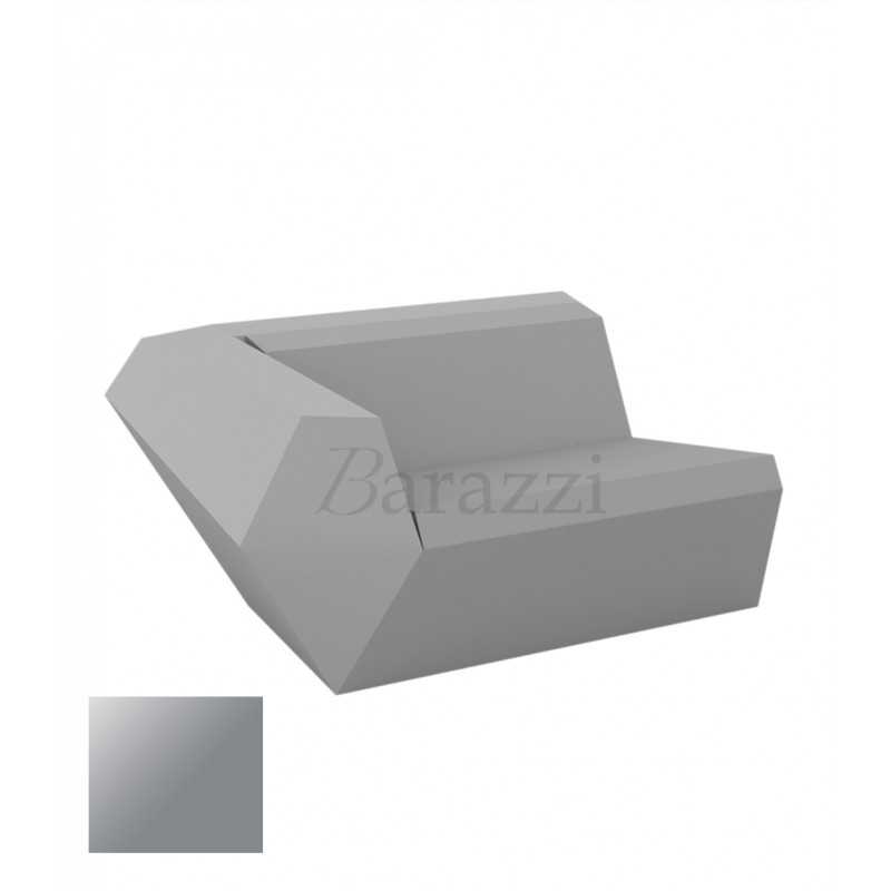 FAZ Right Lacquered Sofa Diamond Shape Structure with Glossy Finish