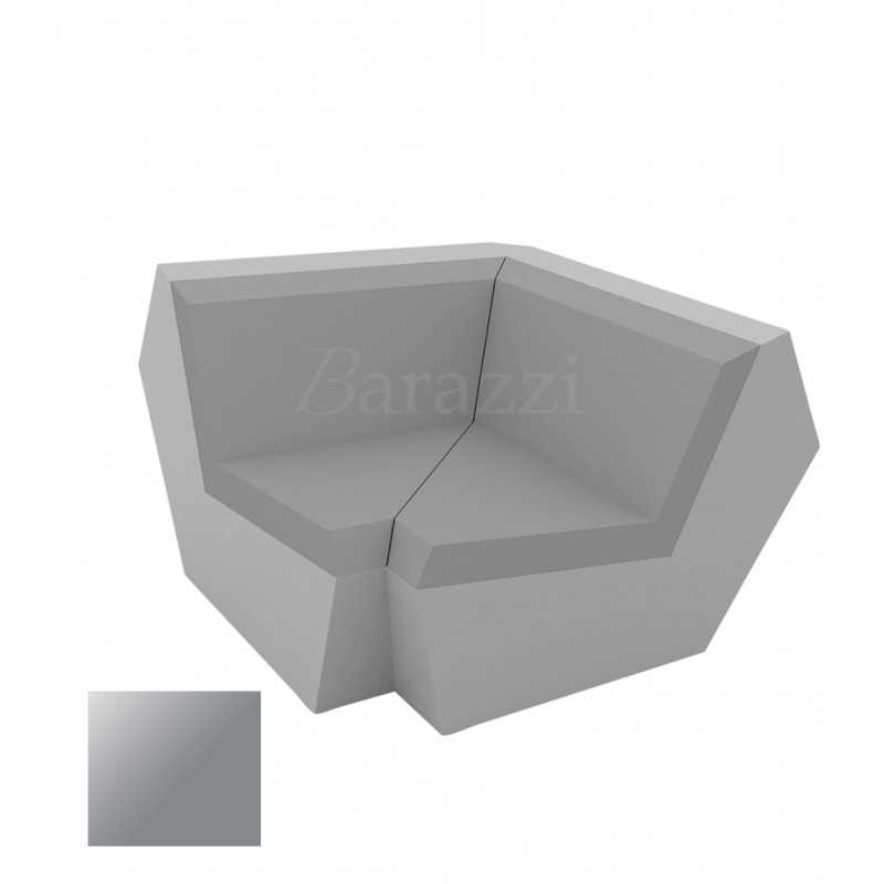 FAZ Sofa Corner 90° Lacquered Outdoor Design Seat Shiny Diamond Structure