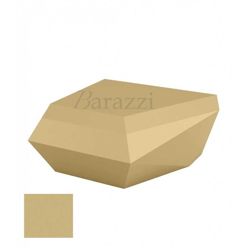 Repose-Pieds Carré en Polyéthylène Faz Sofa Mat Module Chaiselongue Vondom