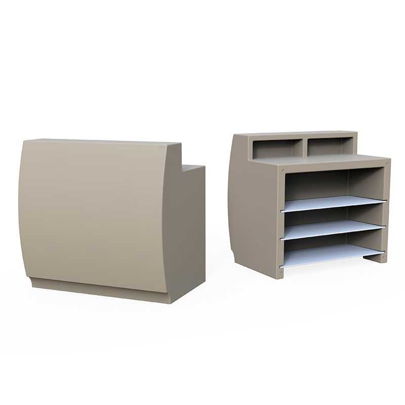 FIESTA 120 Modular Bar Counter with Up Shelves for Drinks Cocktails