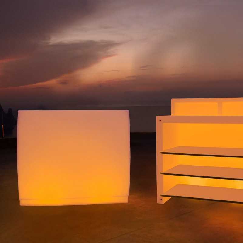 FIESTA 120 RGB LED Light Up Bar Counter with RGB LED Light by Vondom