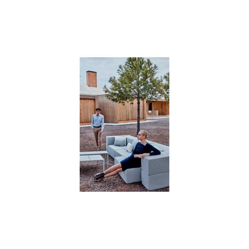 TABLET SOFA Outdoor Modular Fabric Armchair by Ramon Esteve & VONDOM