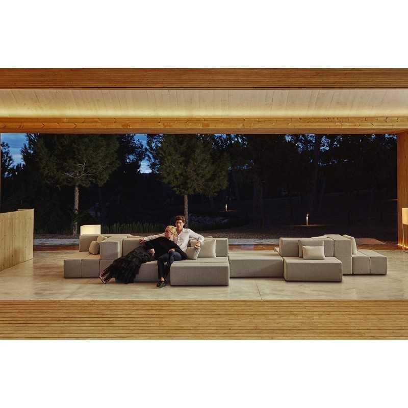 TABLET SOFA Outdoor Modular Fabric Armchair by Ramon Esteve & VONDOM